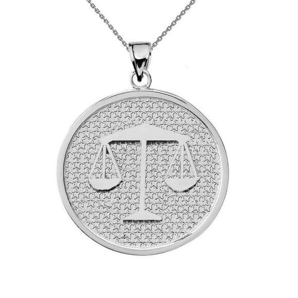 Element Shine | Jewelry | 925 Silver Libra October Zodiac Sign Disc ...